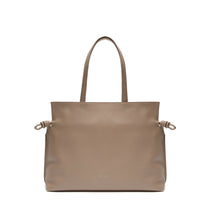 Emma | Beige Large Leather Tote Bag | Esin Akan