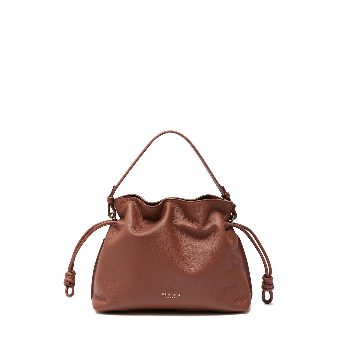 Midi Emma | Tan Leather Crossbody Bag | Esin Akan